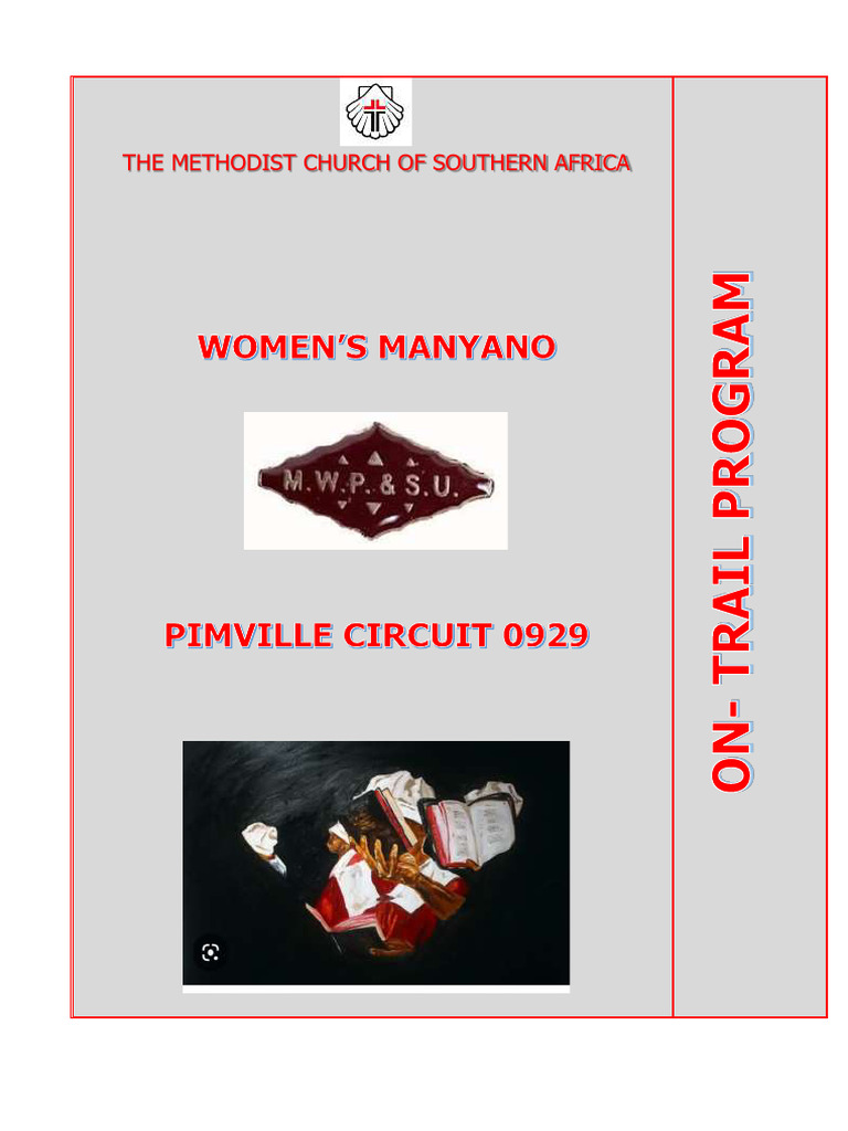 Pimville WM Ontrail Program | PDF | Methodism | Christian Church