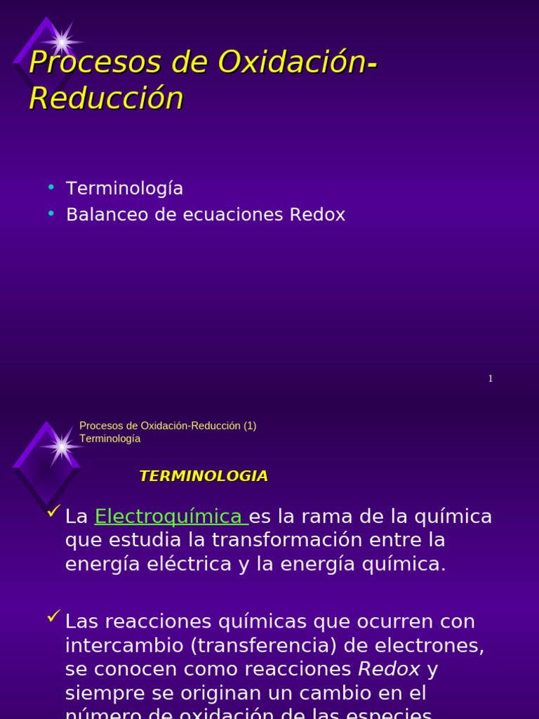 Procesos Redox Y Balanceo De Ecuaciones Pdf Redox Fenómenos