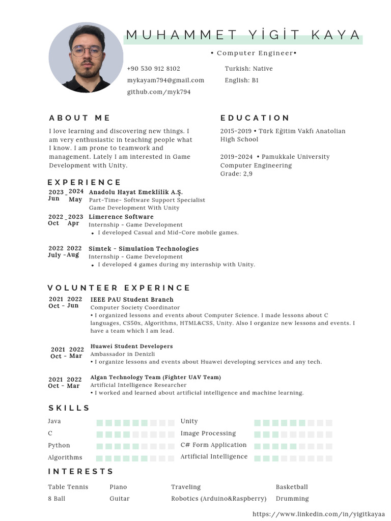 Cv | PDF | Computing | Computer Science