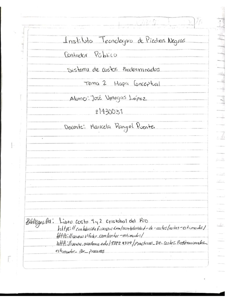 Mapa Conceptual Tema 2 José Venegas | PDF