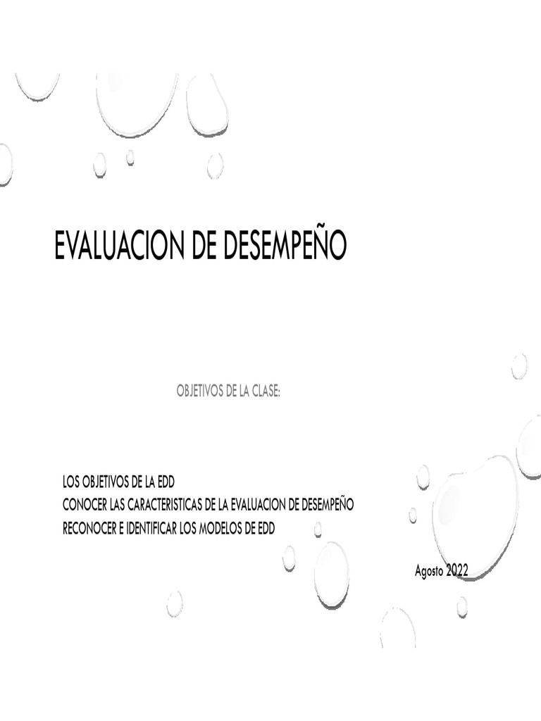 Evaluacion de Desempeño | PDF | Evaluación | Comportamiento
