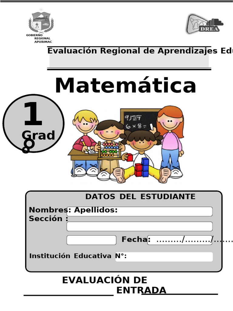 Primer Grado Examen Ece | PDF