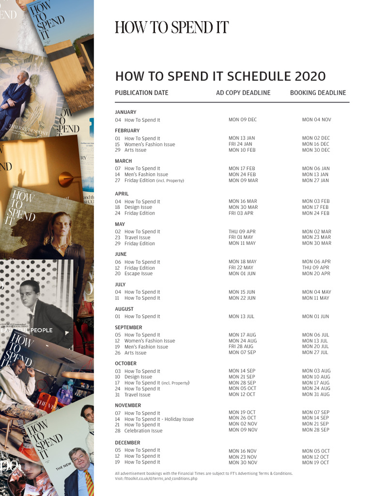 2020 How To Spend It - Final Aug | PDF