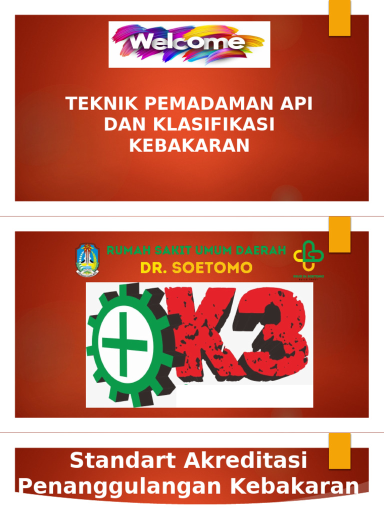 k3 Rs Slide Presentasipelatihan Terbaru Saya | PDF