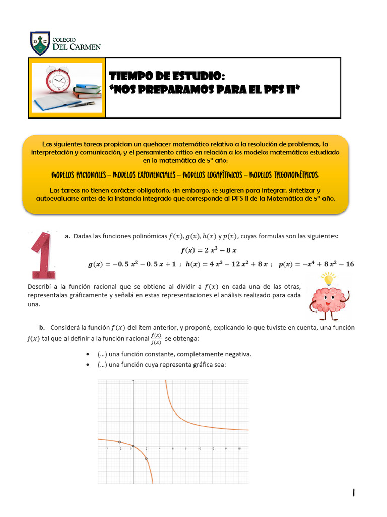 Trabajo Práctico de Estudio para PFS 2 | PDF | Triángulo | Logaritmo