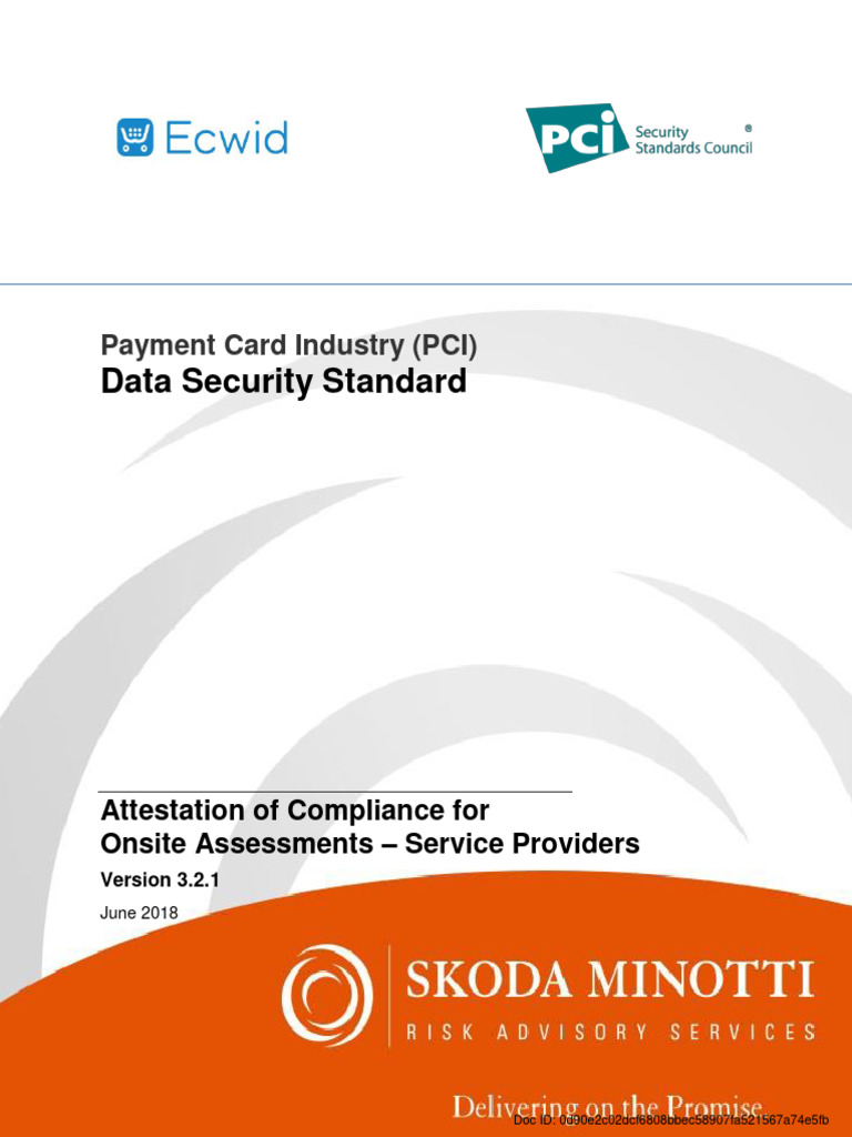 Ecwid 2019 PCI DSS v3 - 2 - 1 | PDF | Payment Card Industry Data Security Standard | Computing