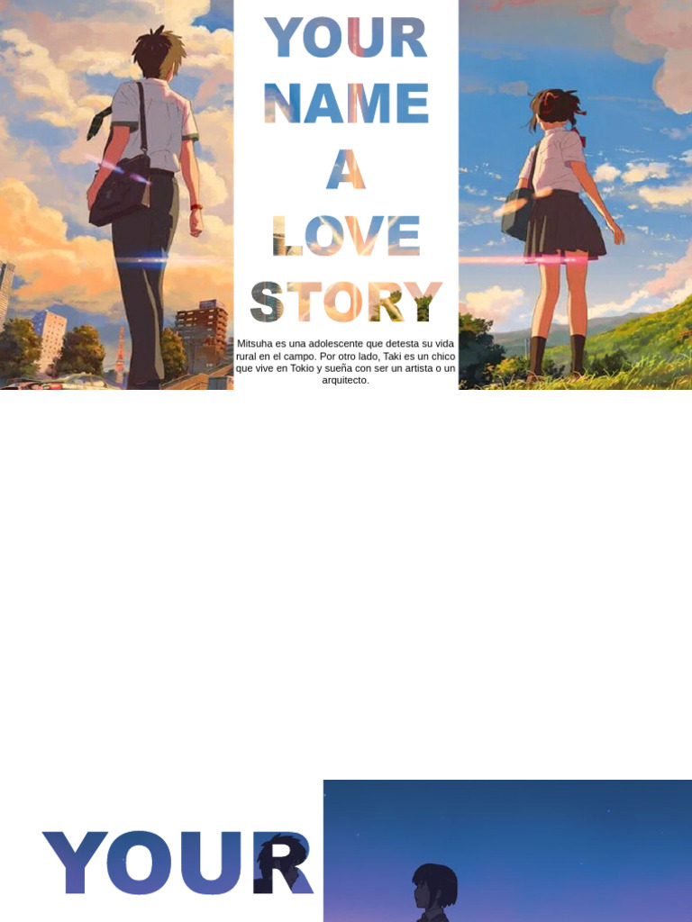 Intercambio de Cuerpos en "Your Name" | PDF