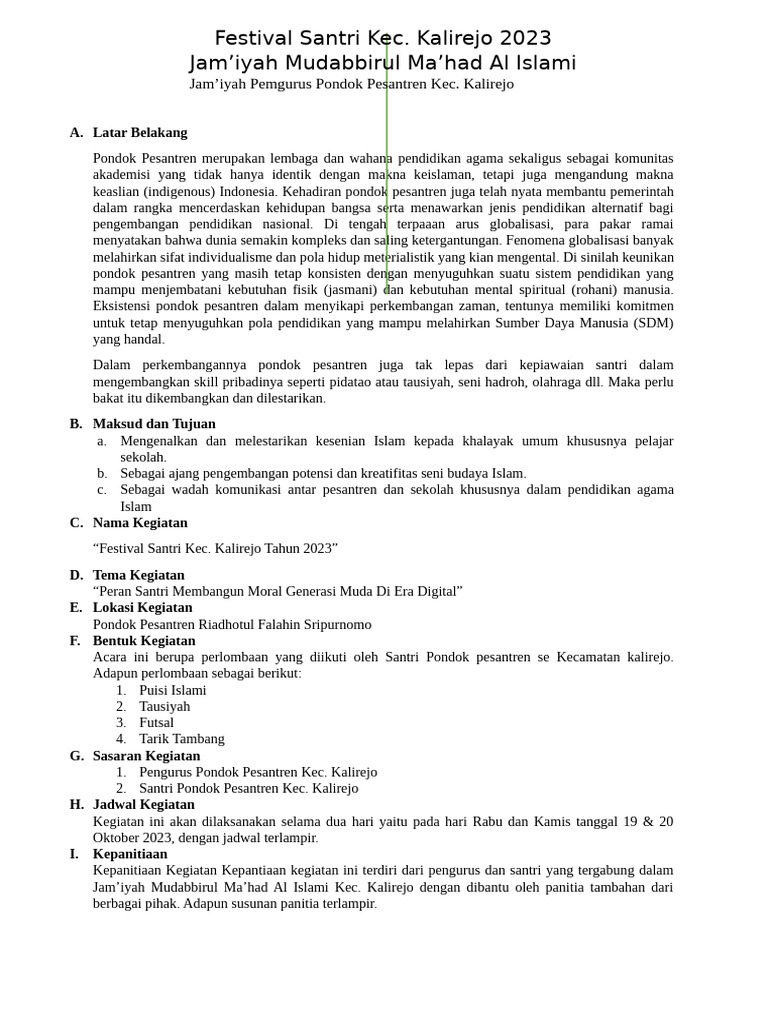 PROPOSAL HSN 2023 | PDF