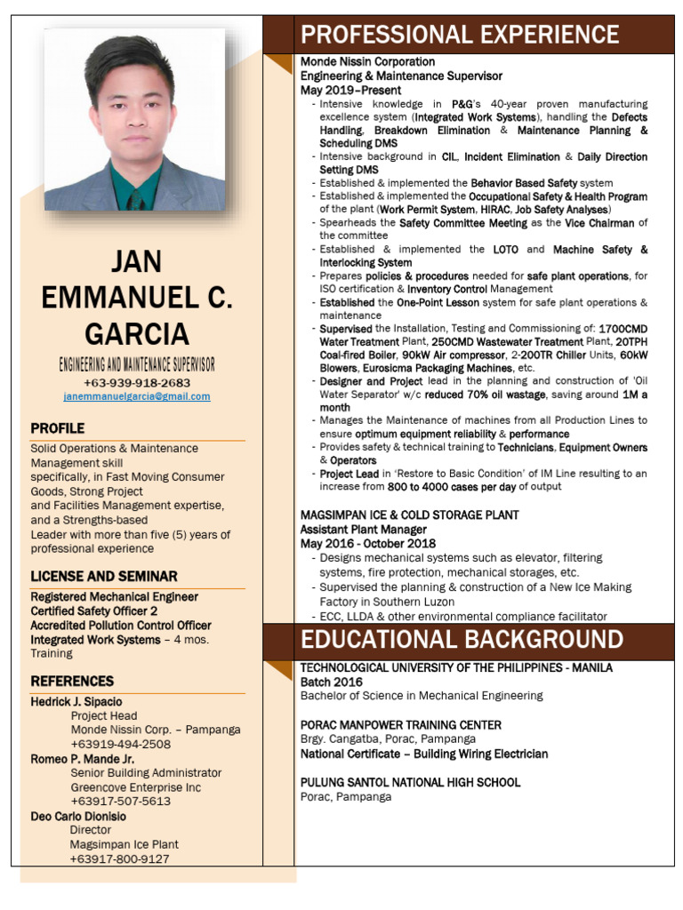 CV Sample | PDF | Computers | Technology & Engineering