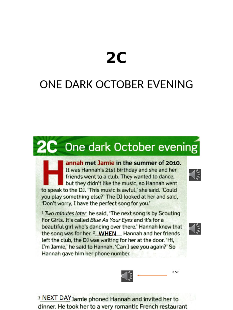 2c.one Dark October Evening | PDF