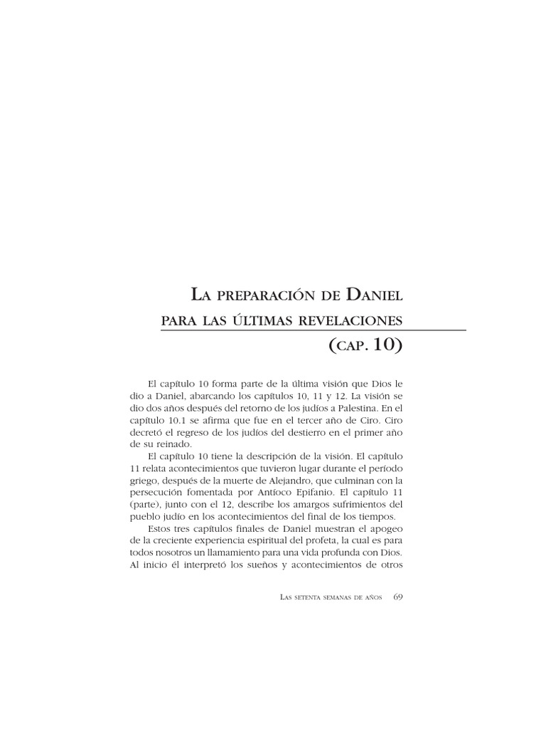 Visión de Daniel: Profecía y Ángeles | PDF | Daniel (figura bíblica ...