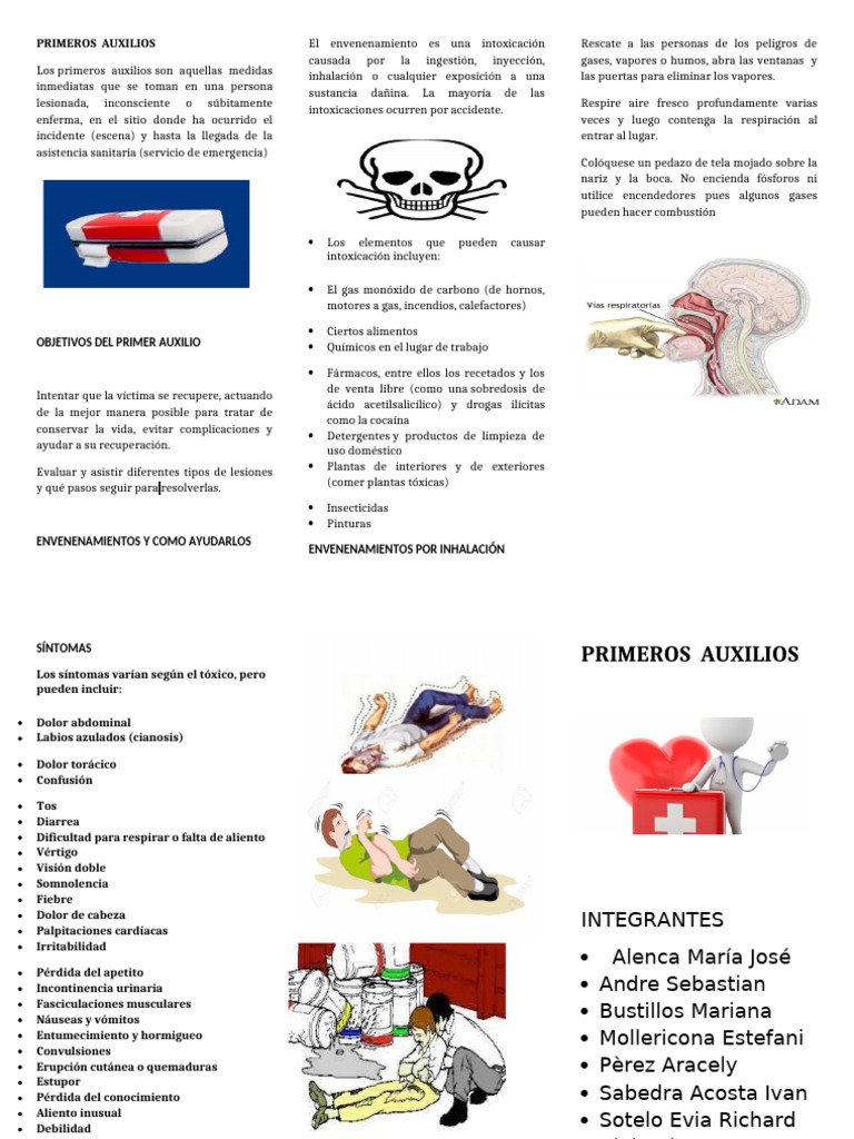 Primeros Auxilios | PDF | Primeros auxilios | Medicina CLINICA