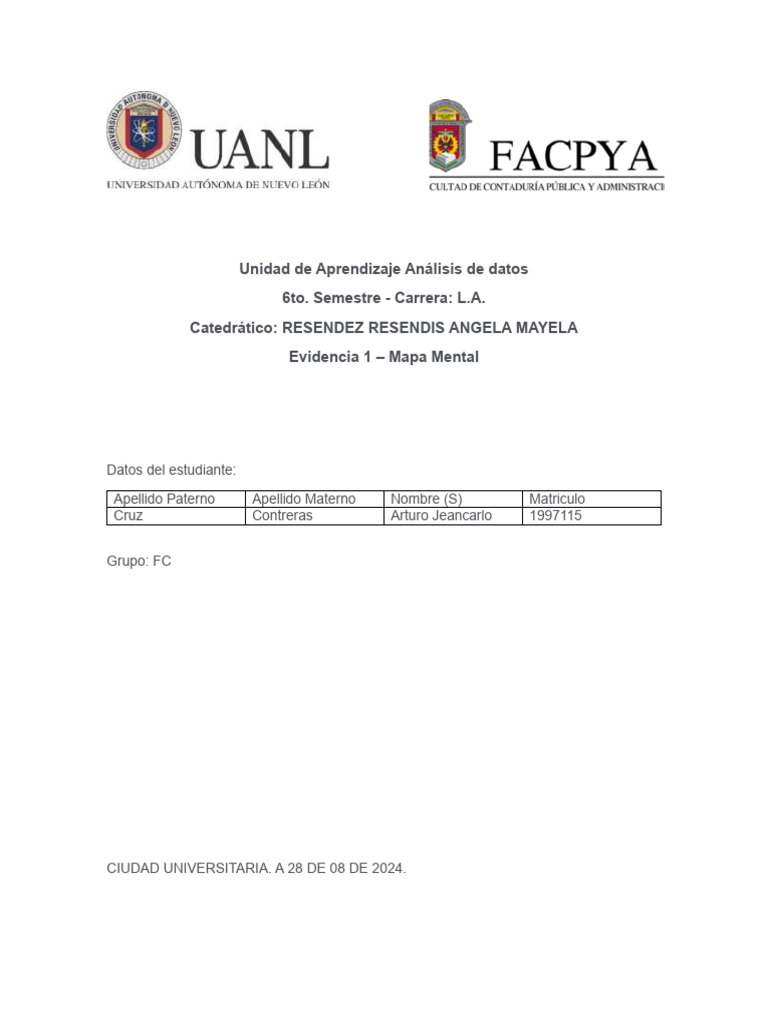 EV - 1 - Mapa Mental | PDF | Python (lenguaje de programación) | Ciencias de la Computación