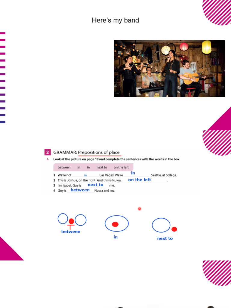 Describing a Band Photo | PDF