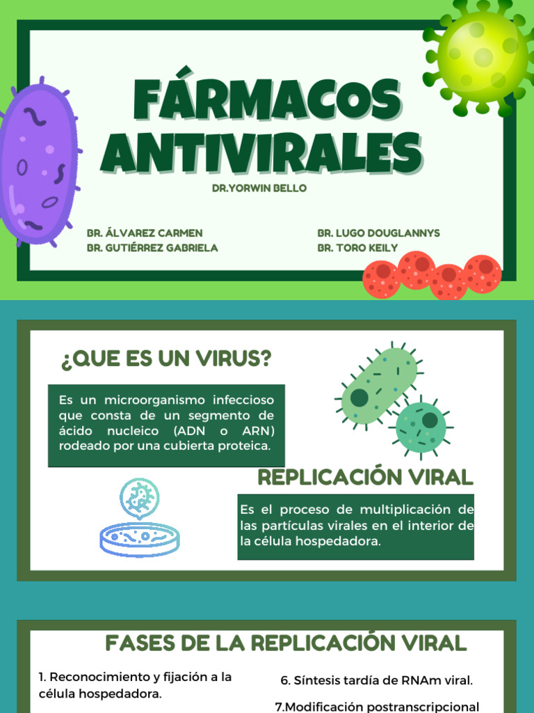 Antivirales: Mecanismos y Tratamientos | PDF | Virus | Droga antiviral