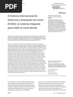 Sistema ICDAS en Diagnóstico de Caries | PDF | Odontología | Diente