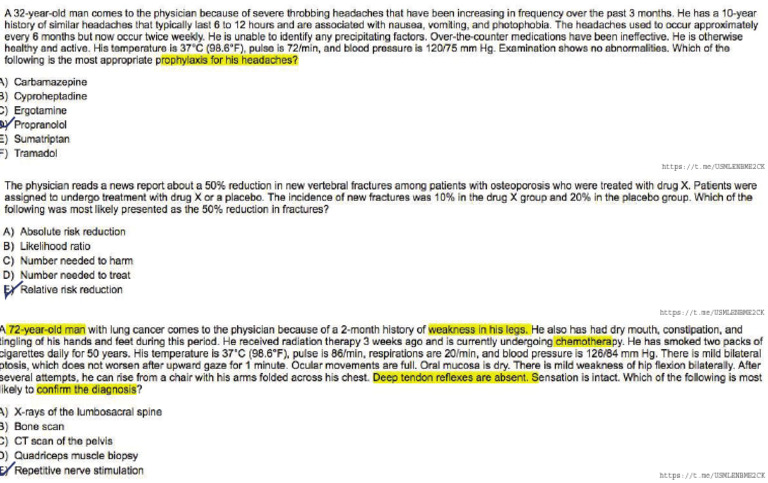 (Medicalstudyzone - Com) NBME 8 - Answers | PDF