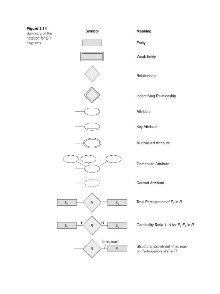 ER Diagram Notation | PDF
