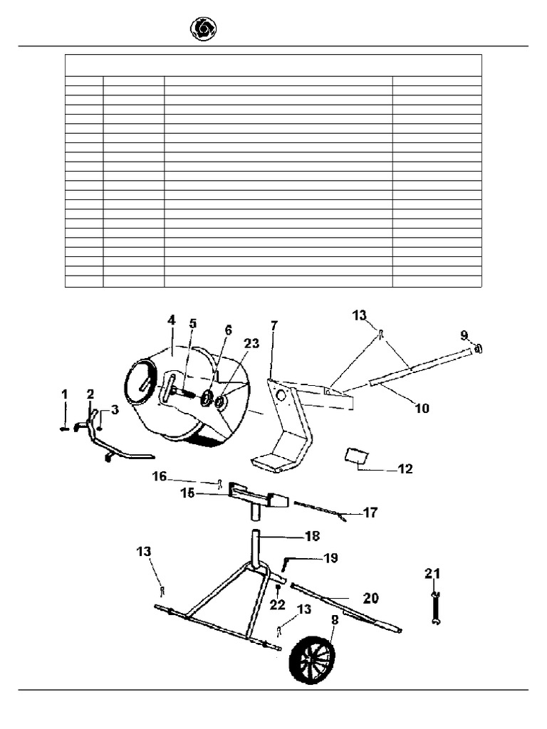 Minuteman Mixer Parts and Assembly Guide | PDF | Manufactured Goods ...