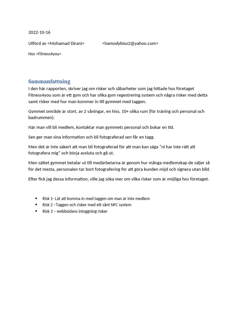 LIA 2 RSA Rapport | PDF