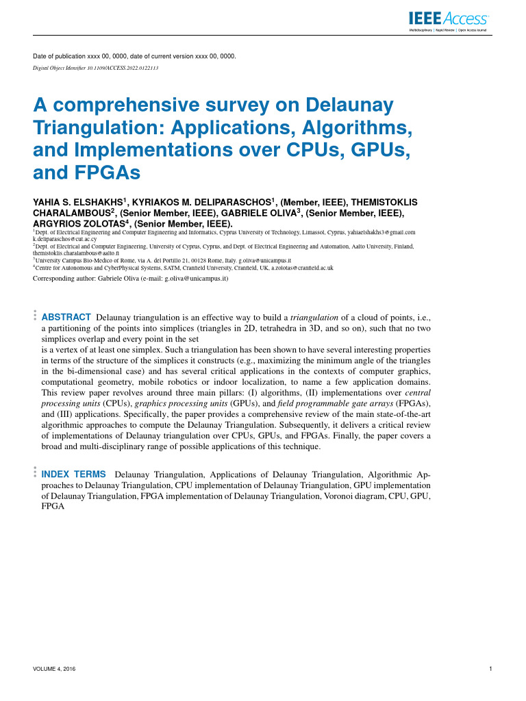 A_comprehensive_survey_on_Delaunay_Triangulation_A | PDF | Central Processing Unit | Field ...