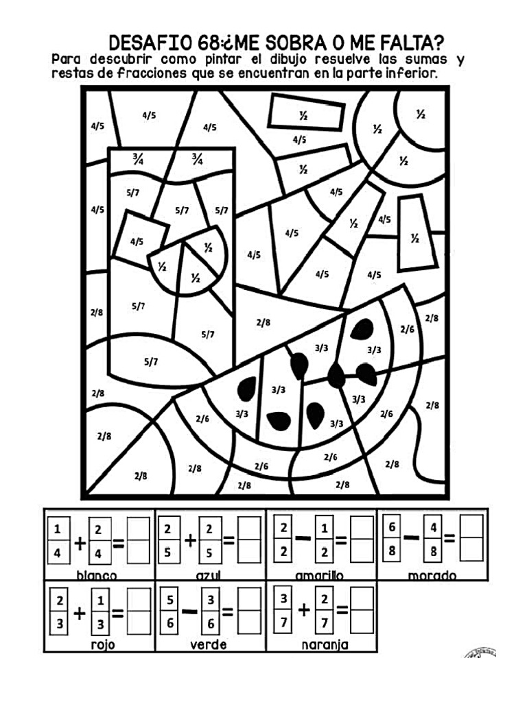 Desafío 68 Me Sobra o Me Falta | PDF