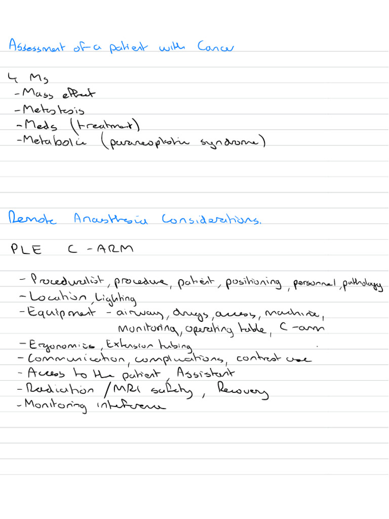 Mnemonics and Structures | PDF | Anesthesia | Clinical Medicine
