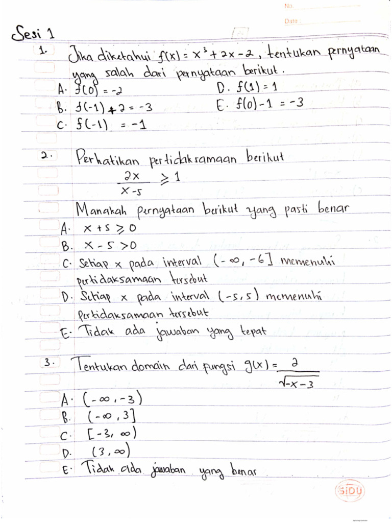 Soal Uts Matdas 2021 Pdf