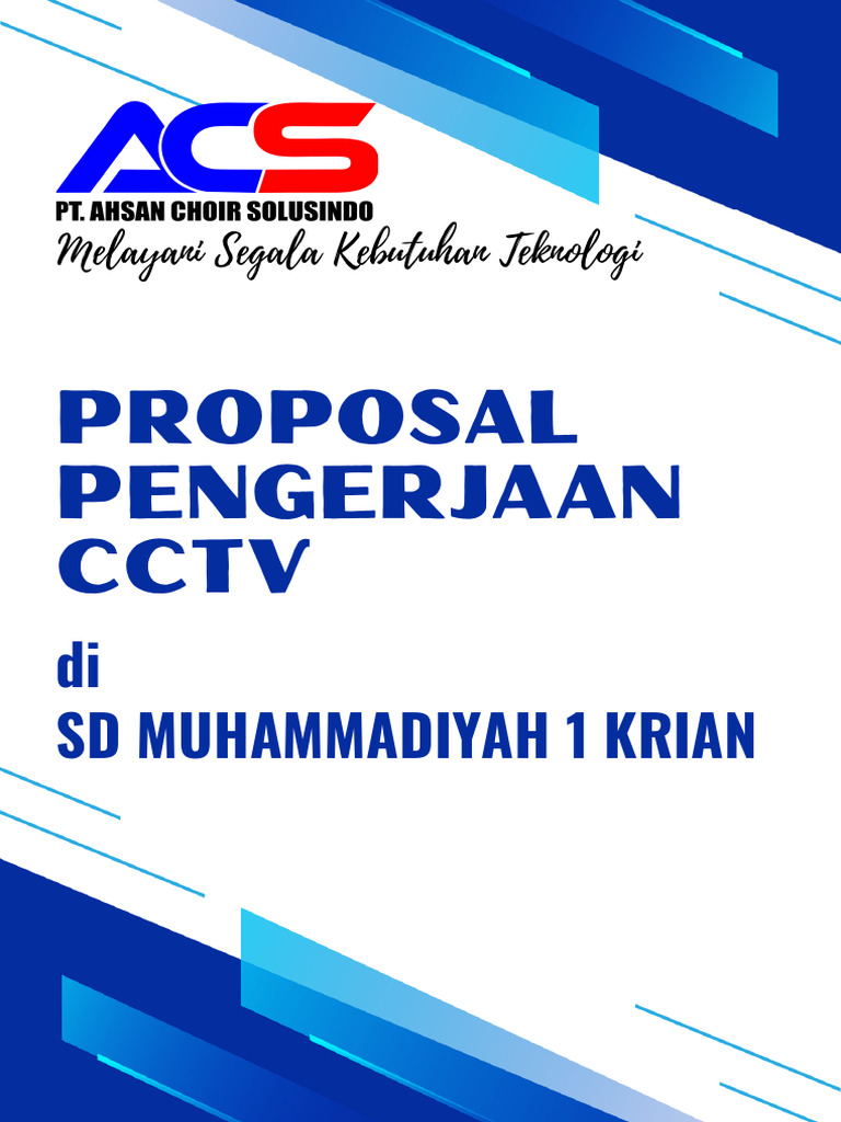 Proposal CCTV Acs | PDF