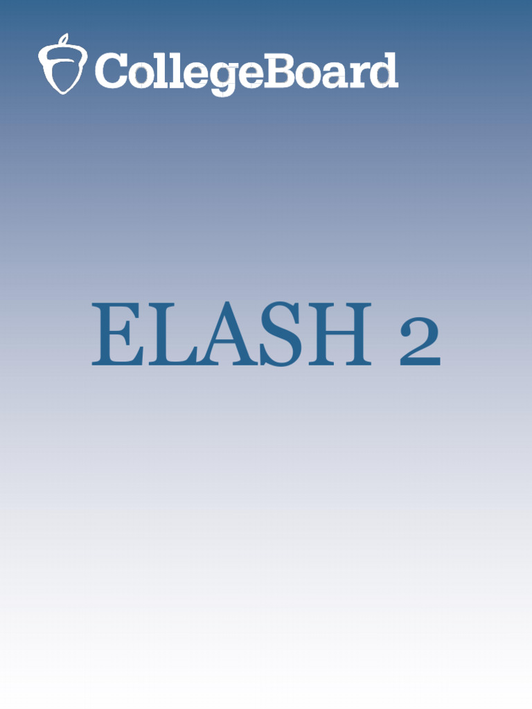 Elash 2 Sample Test | PDF | Gramática | Mecánica del lenguaje