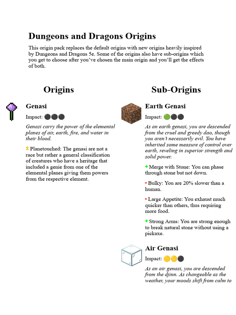 Dungeons and Dragons Origins | PDF | Dwarf (Dungeons & Dragons) | Elf ...