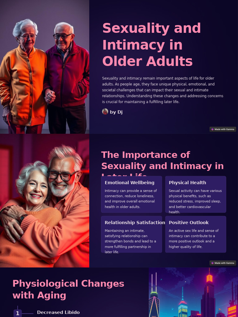 Sexuality and Intimacy in Older Adults | PDF | Intimate Relationships ...