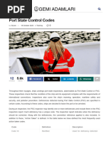 PSC Inspection Action Codes Explained | PDF | Business | Law