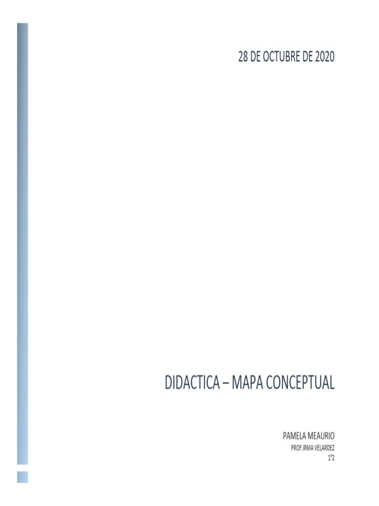TP Mapa Conceptual | PDF | Plan de estudios | Enseñando