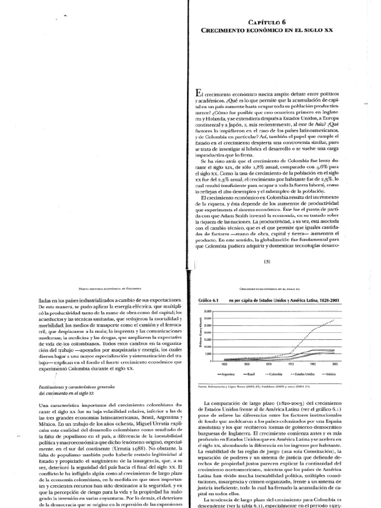 Capitulo 6 Libro Nueva Historia Economica de Colombia - Salomon K. | PDF