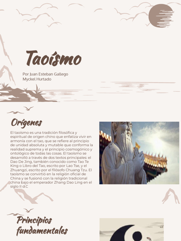 Introducción al Taoísmo: Filosofía y Prácticas | PDF | Tao | Laozi