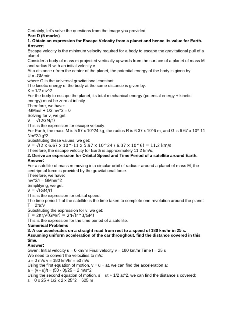 Solve This | PDF | Velocity | Physical Sciences