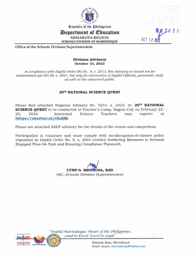 4005-20th NATIONAL SCIENCE QUEST05 | PDF