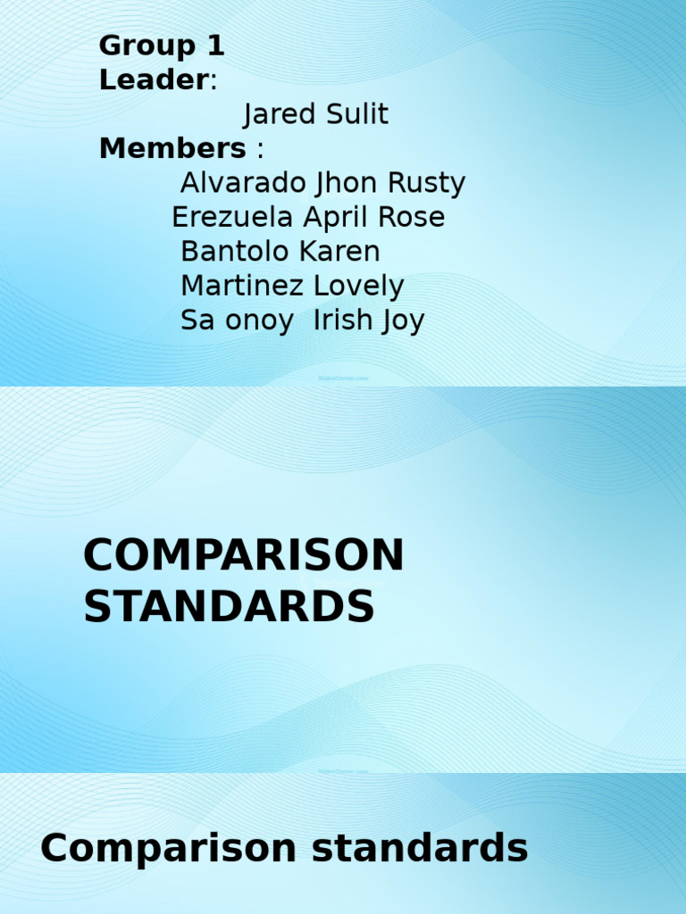 Financial Statement Comparison Standards | PDF | Financial Statement ...