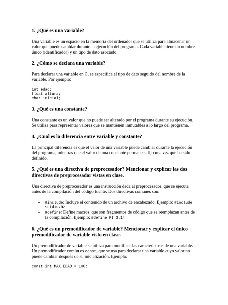 Teoria Lenguajes | PDF | Variable (informática) | Programa de computadora