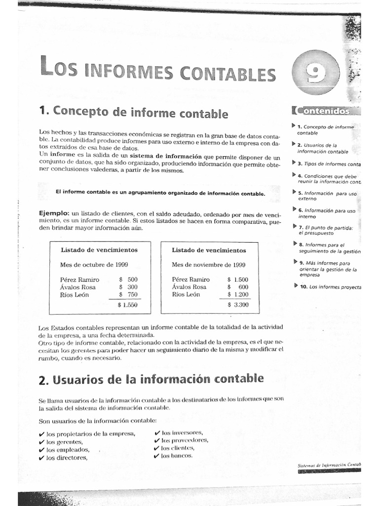 Informes Contables | PDF