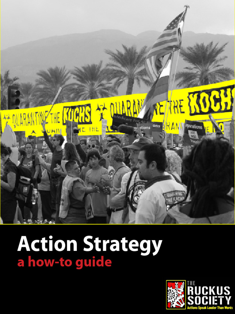 Ruckus Society Action Strategy Guide | PDF | Student Nonviolent Coordinating Committee | Boycott