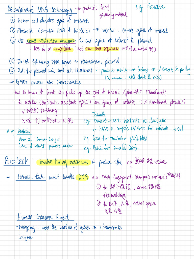 Core CH 28 Biotechnology | PDF