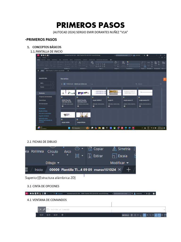Primeros Pasos Sergio | PDF | Informática