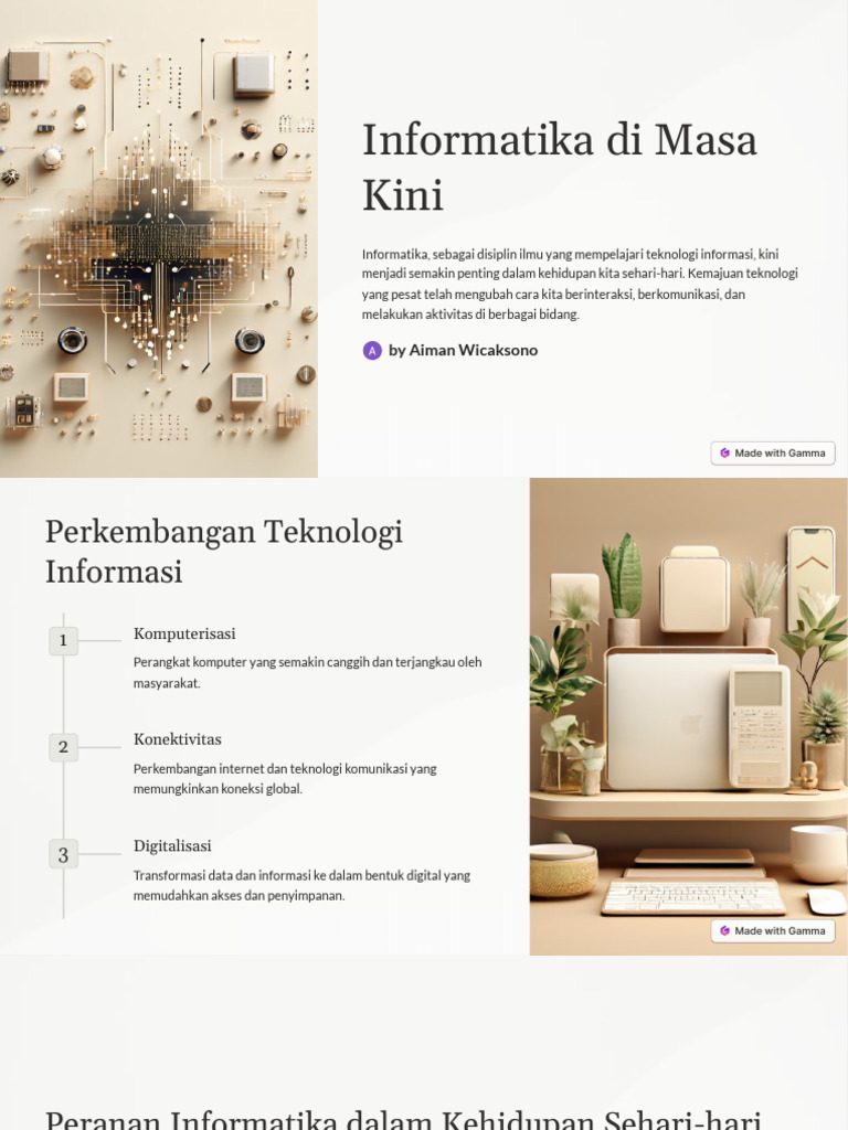 Perkembangan Informatika | PDF