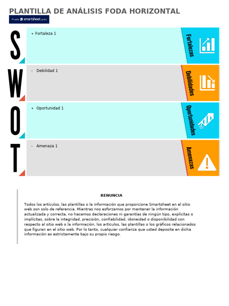 IC Horizontal SWOT Analysis 11542 - WORD - ES | PDF
