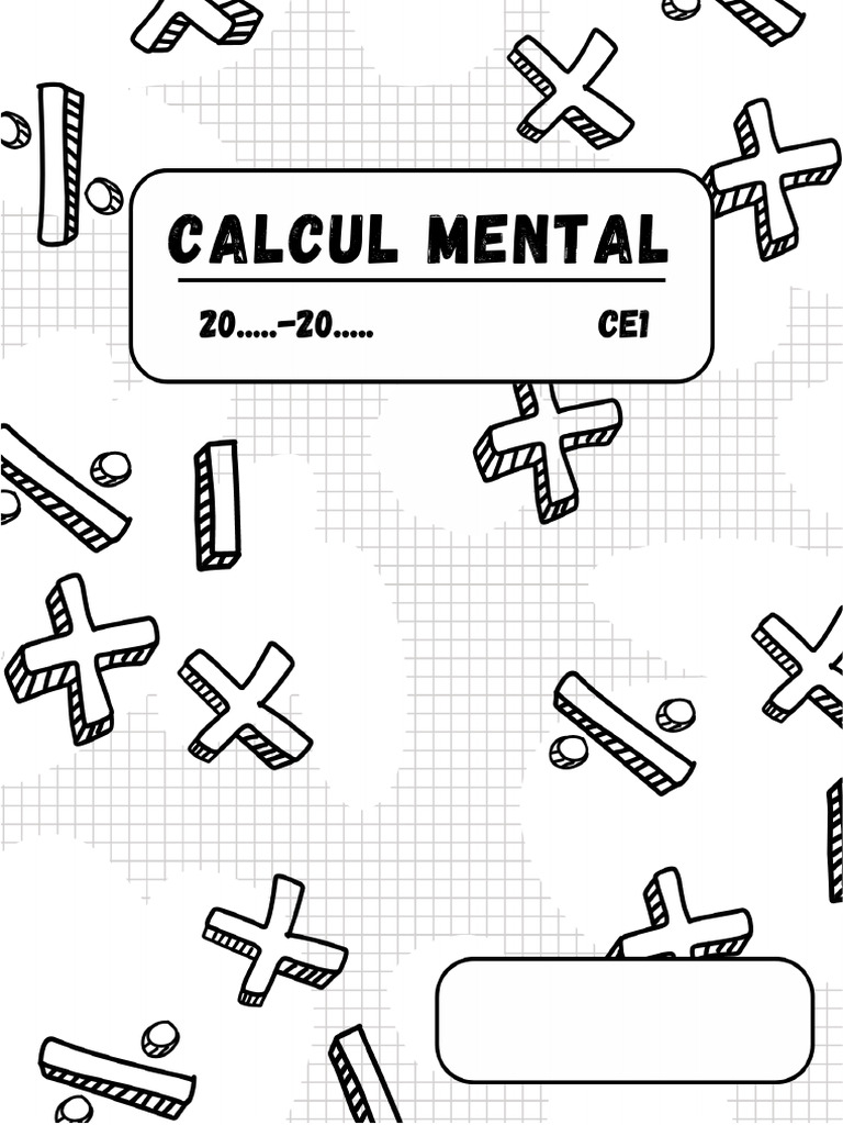Livret Calcul Mental CE1 - P2 - P5 | PDF