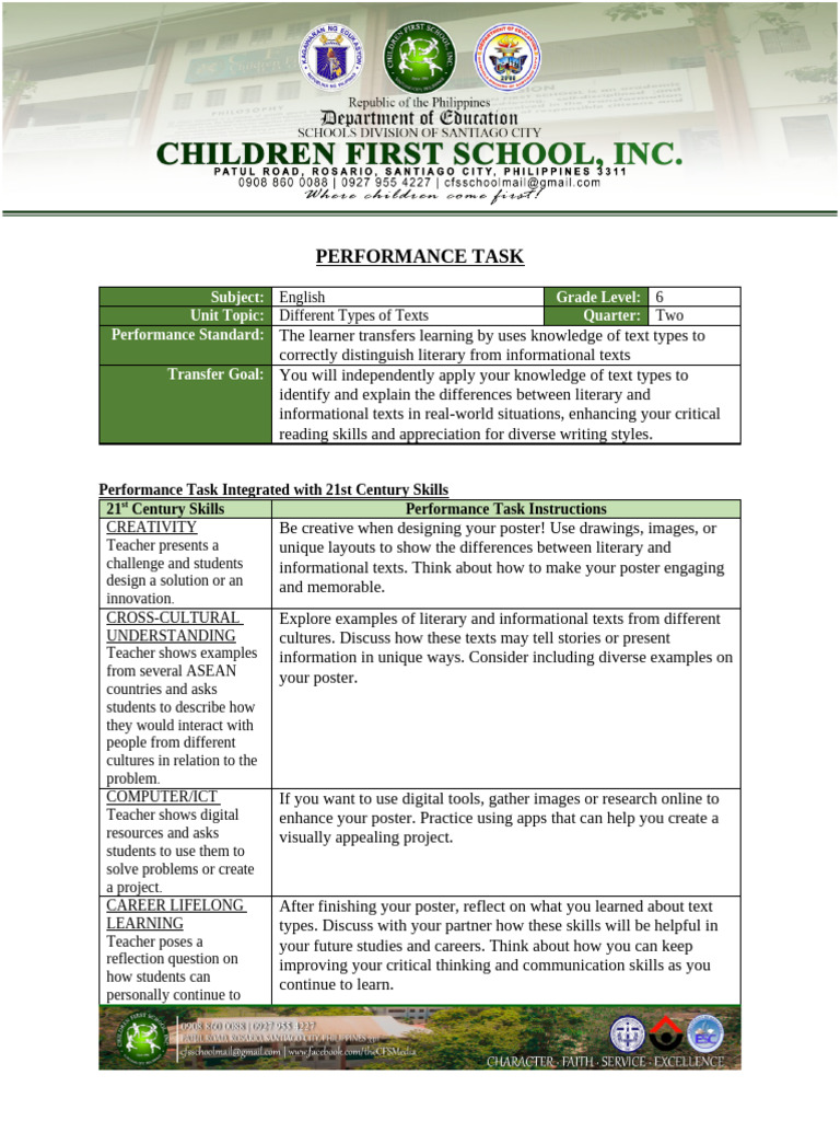 Peta - Eng 6 - Q2 | PDF | Libraries | Behavior Modification