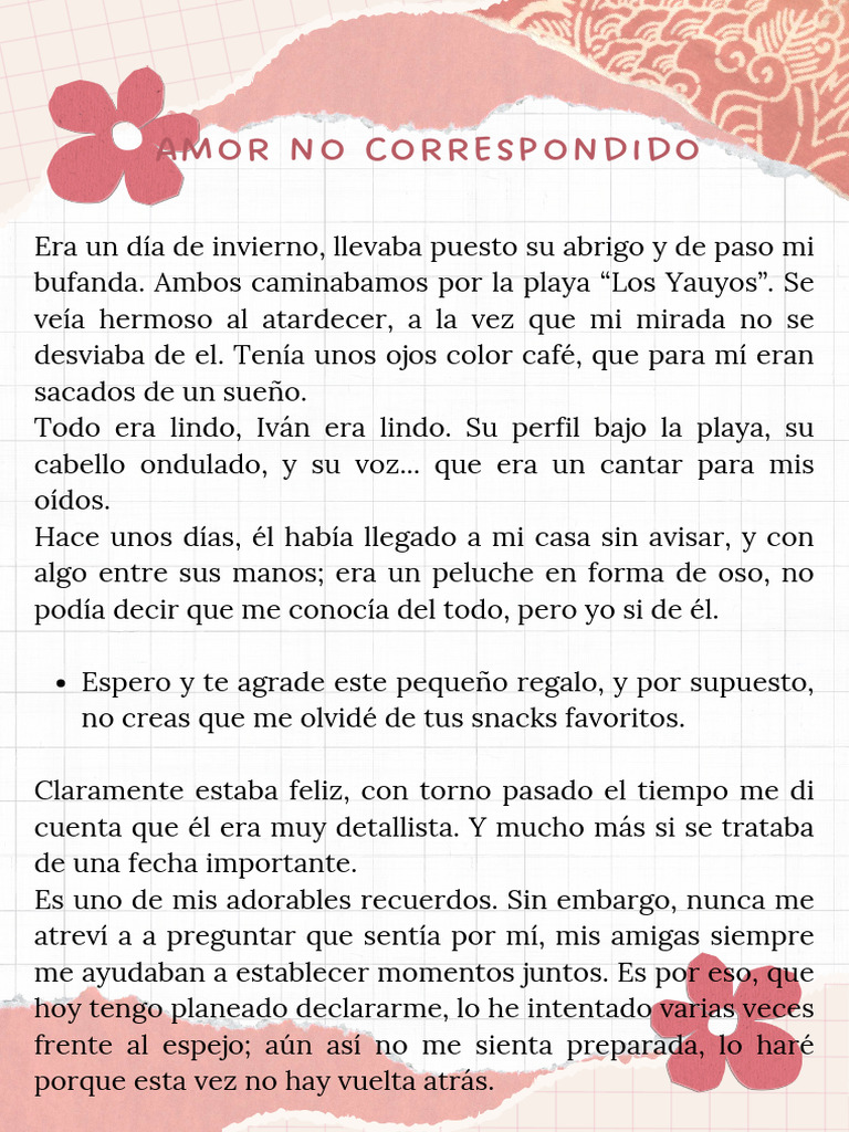Declaración de amor en invierno | PDF