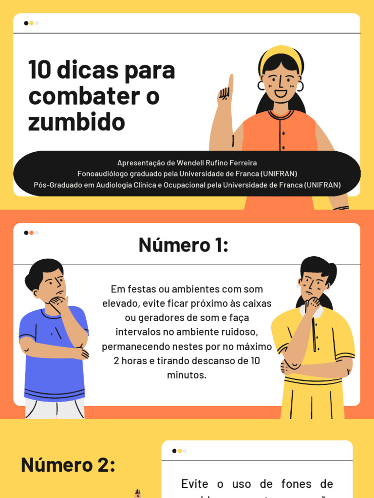 10 Dicas para Combater o Zumbido | PDF | Bem-estar